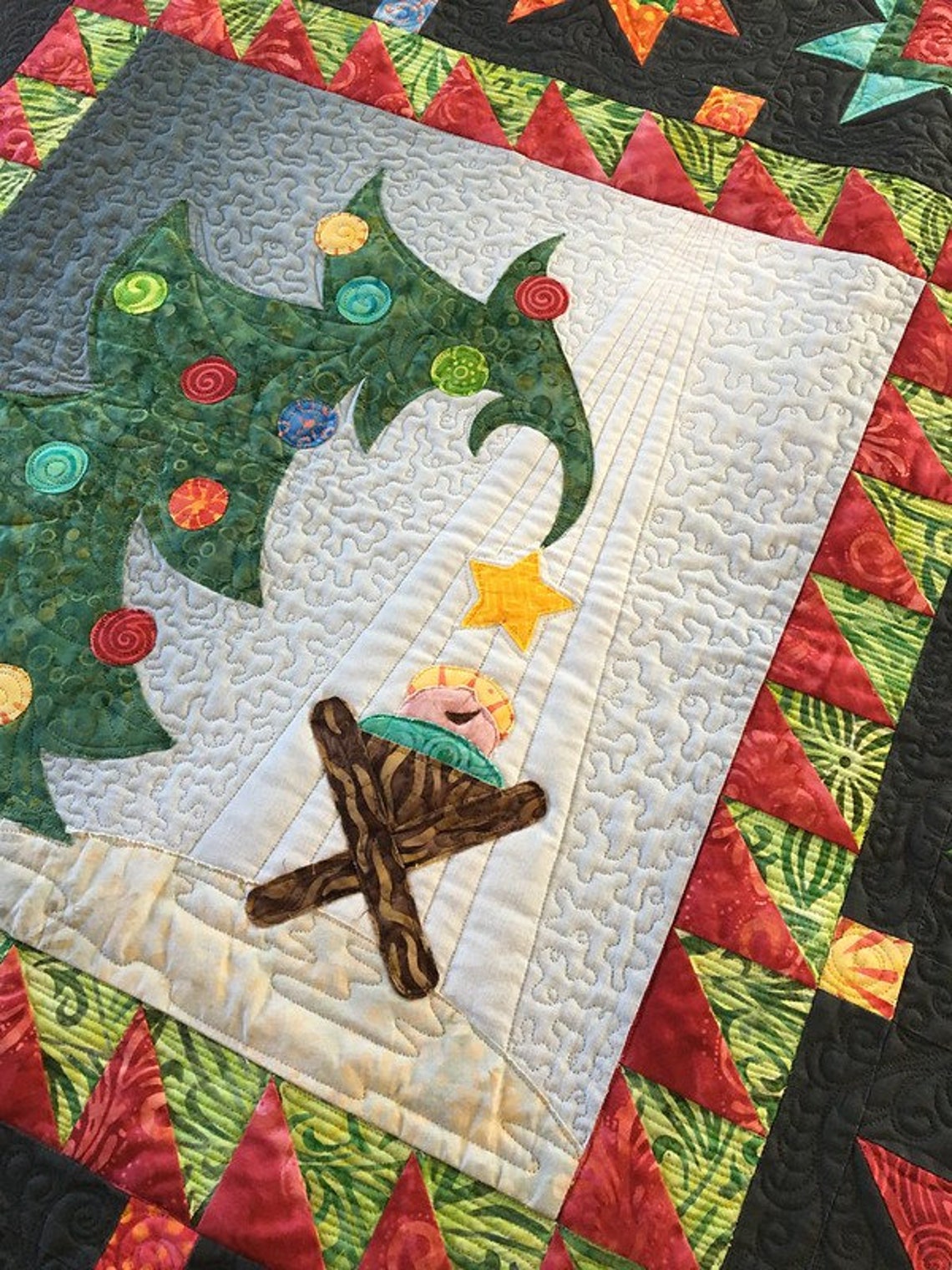 Digital Download Christmas Morning Delight Quilt Pattern by Material ...