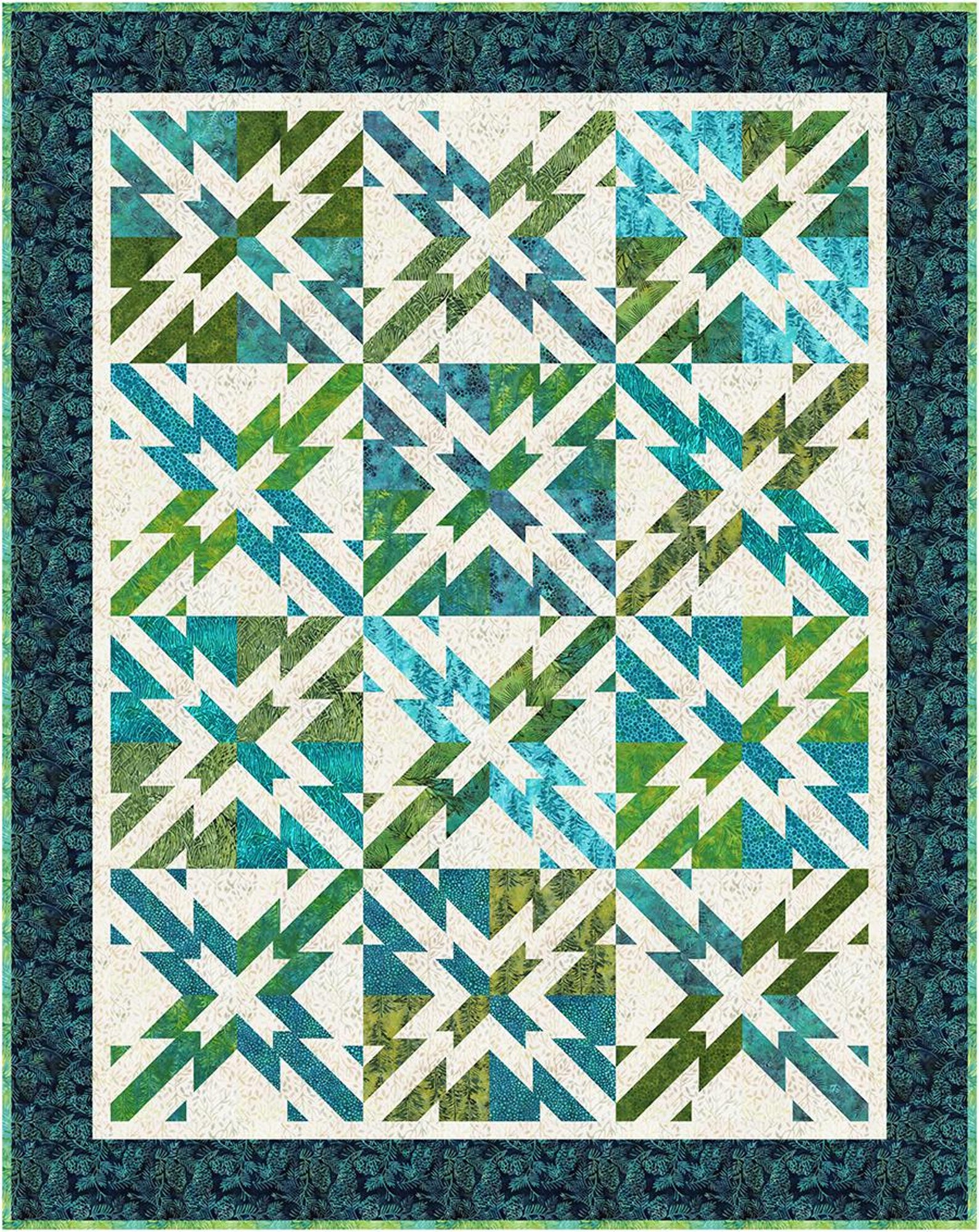 Digital Download Stellar Magic Quilt Pattern by Material Girlfriends ...
