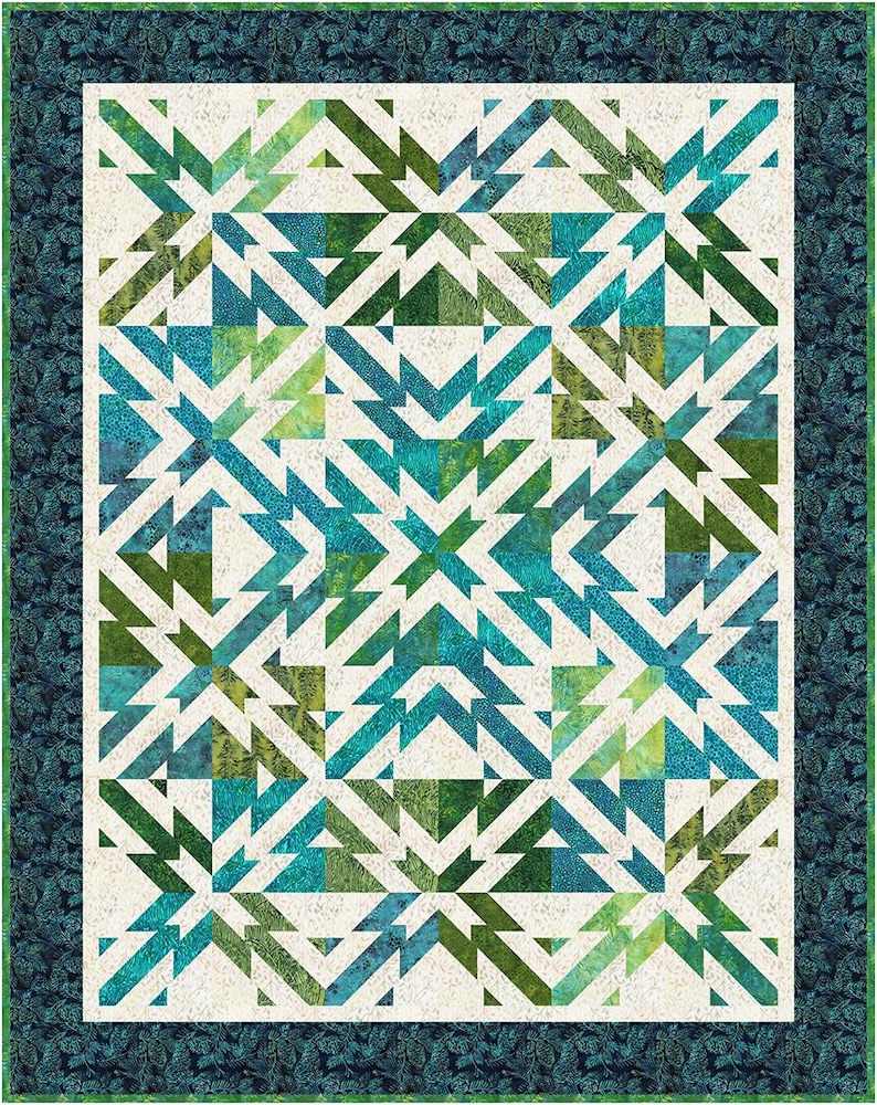 Digital Download Stellar Magic Quilt Pattern by Material Girlfriends ...