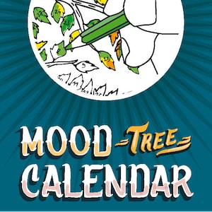 Mood Calendar, Coloring Calendar, Perpetual Wall Calendar Tree of Mood ...