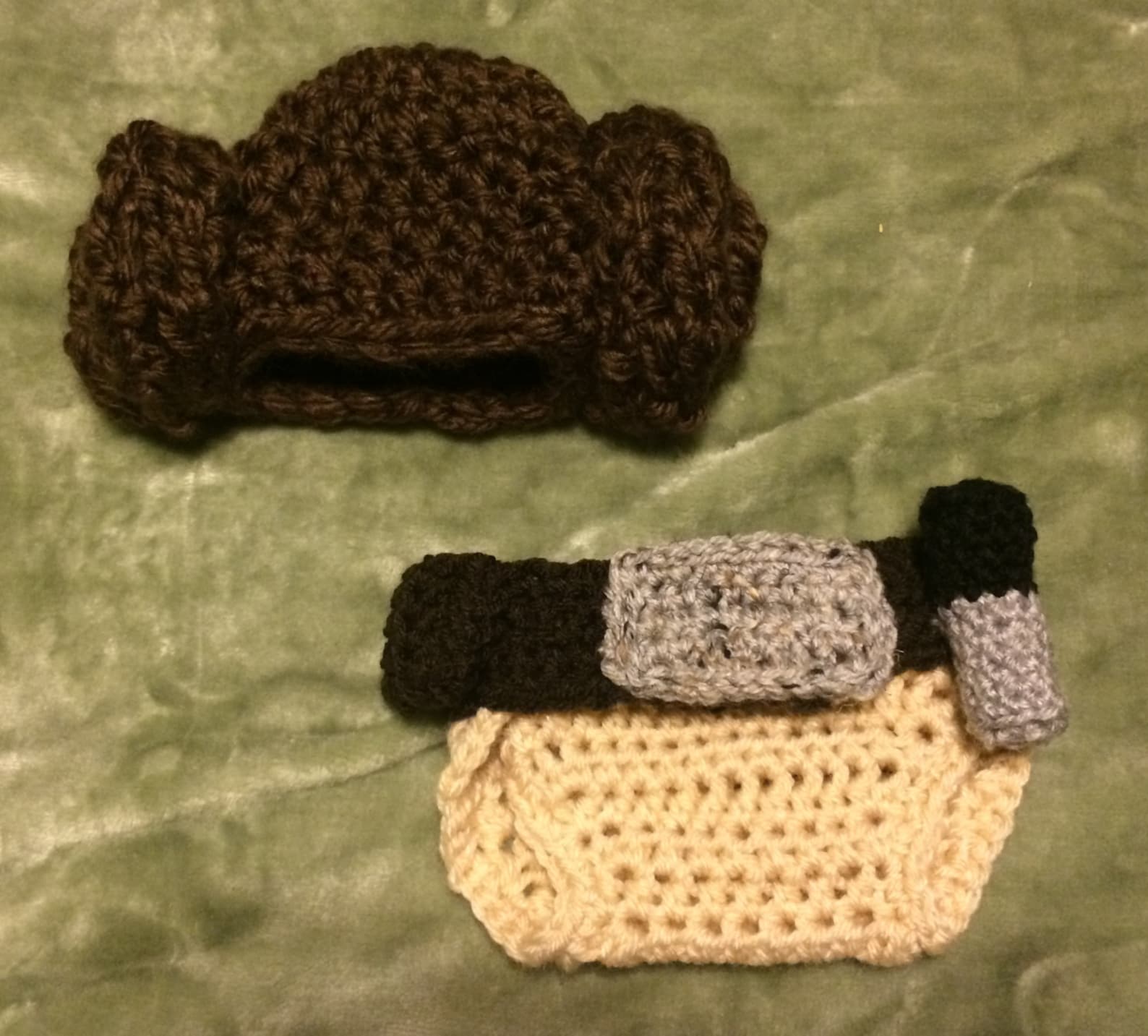 Luke & Leia Star Wars Newborn Hat and Diaper Cover Set PATTERN ONLY - Etsy