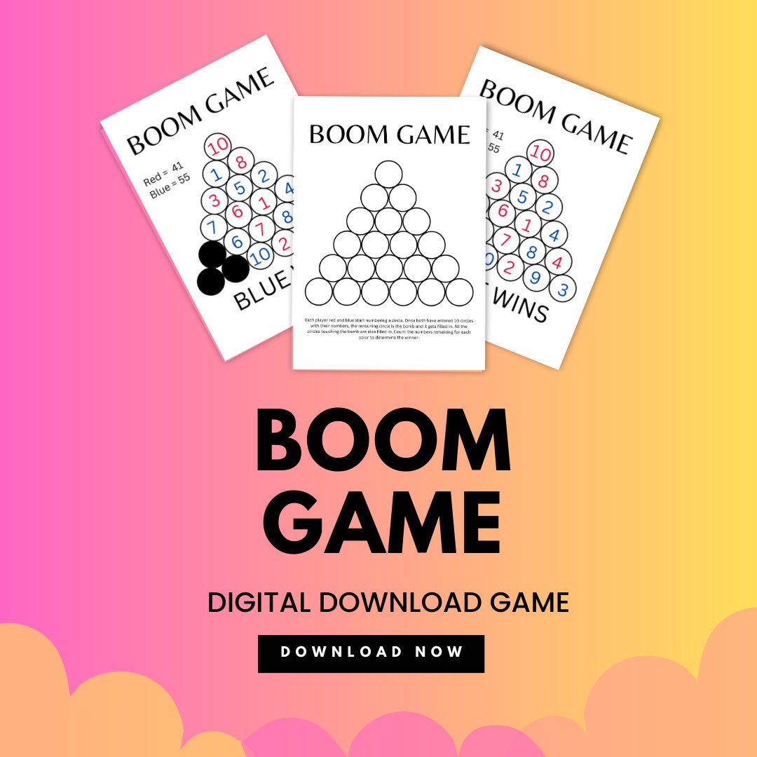 BOOM Game, Digital Downloads, Travel Games, Number Games, Brain Games ...
