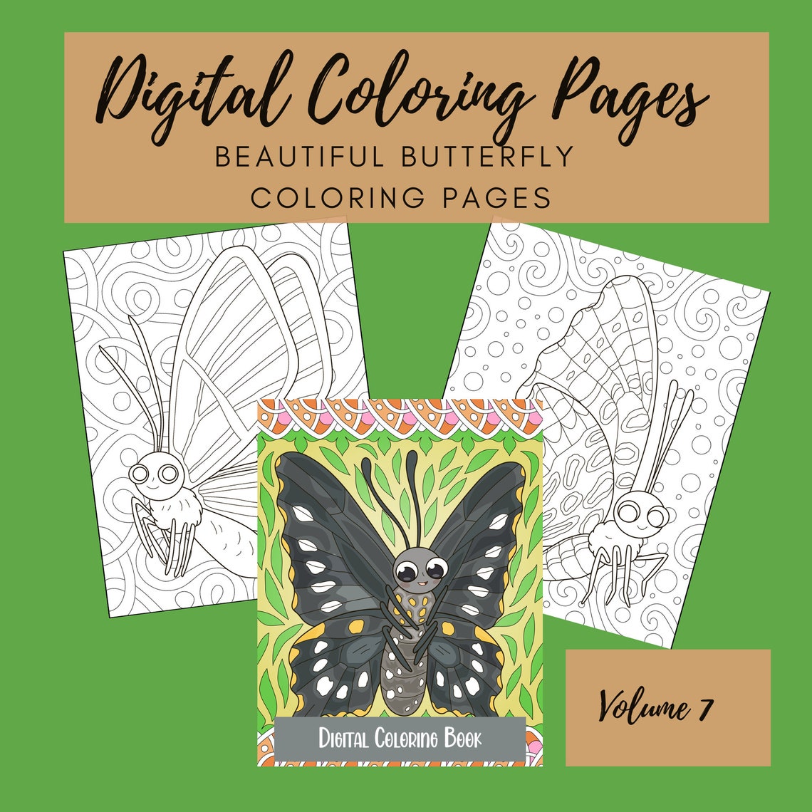 Digital Coloring Pages for Good-notes, Procreate, Notability, Xodo, and ...