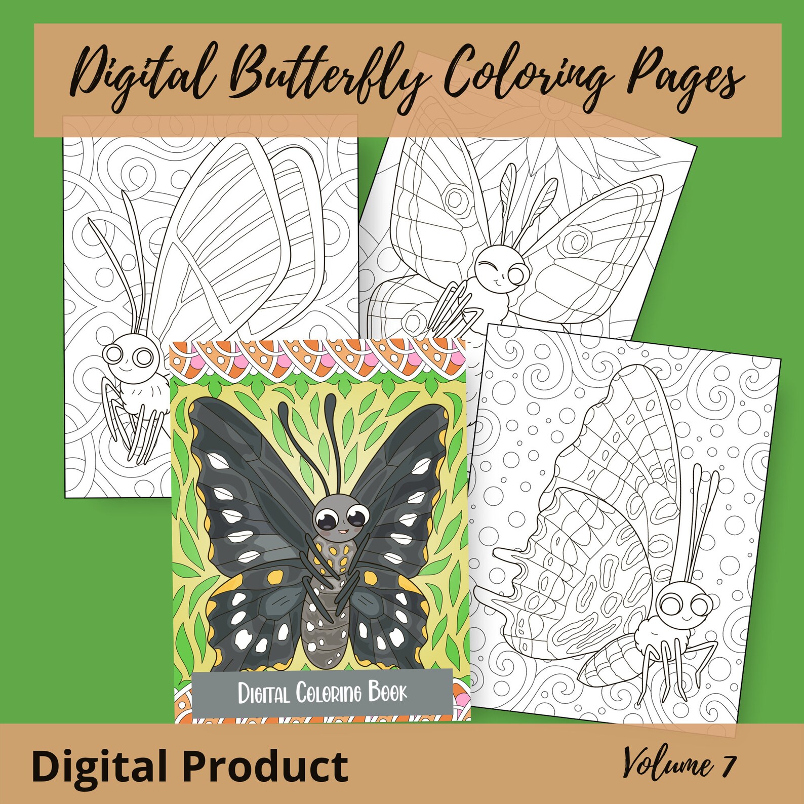 Digital Coloring Pages for Good-notes, Procreate, Notability, Xodo, and ...