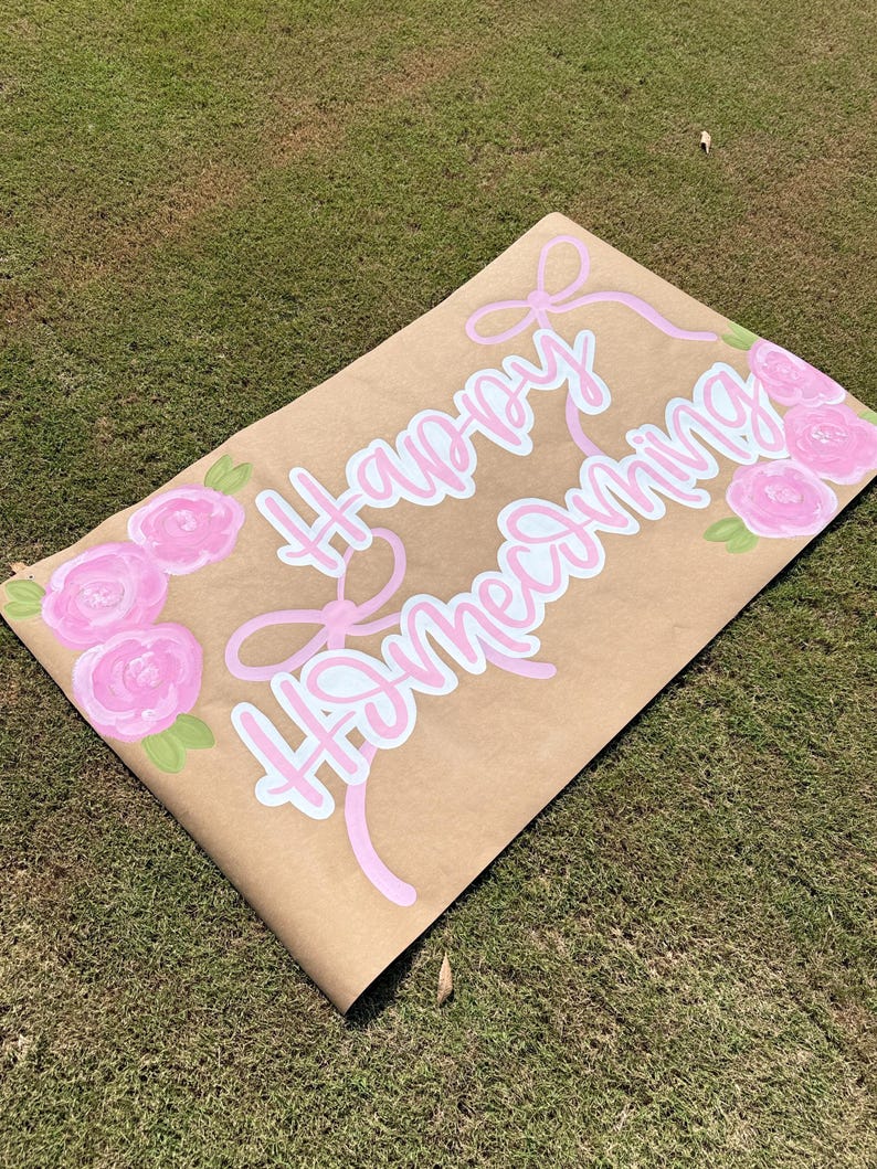 Custom Hand Painted Bannerhand-painted Custom Celebration Banner ...