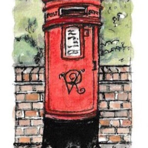 British Post Box - Etsy