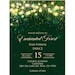 Editable Enchanted Forest Prom Invitation and Ticket, A Night Under the ...