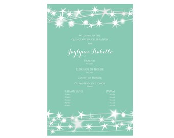 Sweet Sixteen Program - Etsy