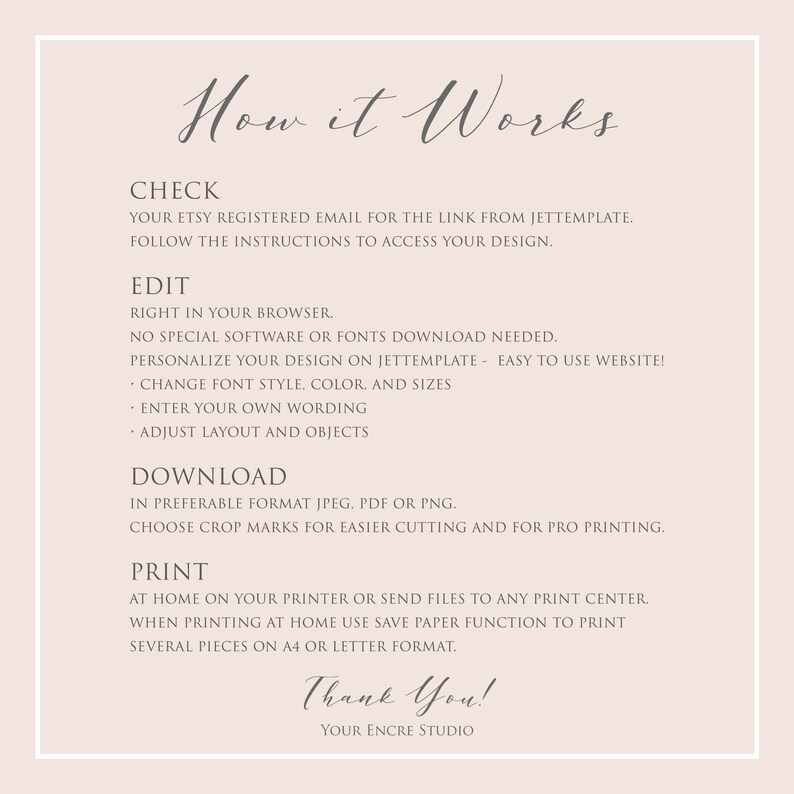 Editable Welcome Sign Menu and Place Cards Templates Light - Etsy