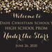 Gold and Black Starry Night Prom Welcome Sign A Night Under - Etsy