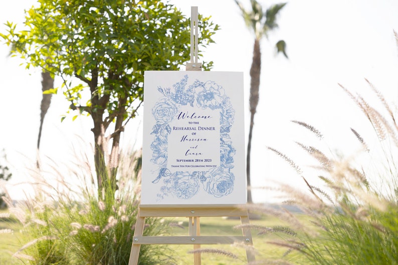 Editable Welcome Sign Menu and Place Cards Templates Light - Etsy