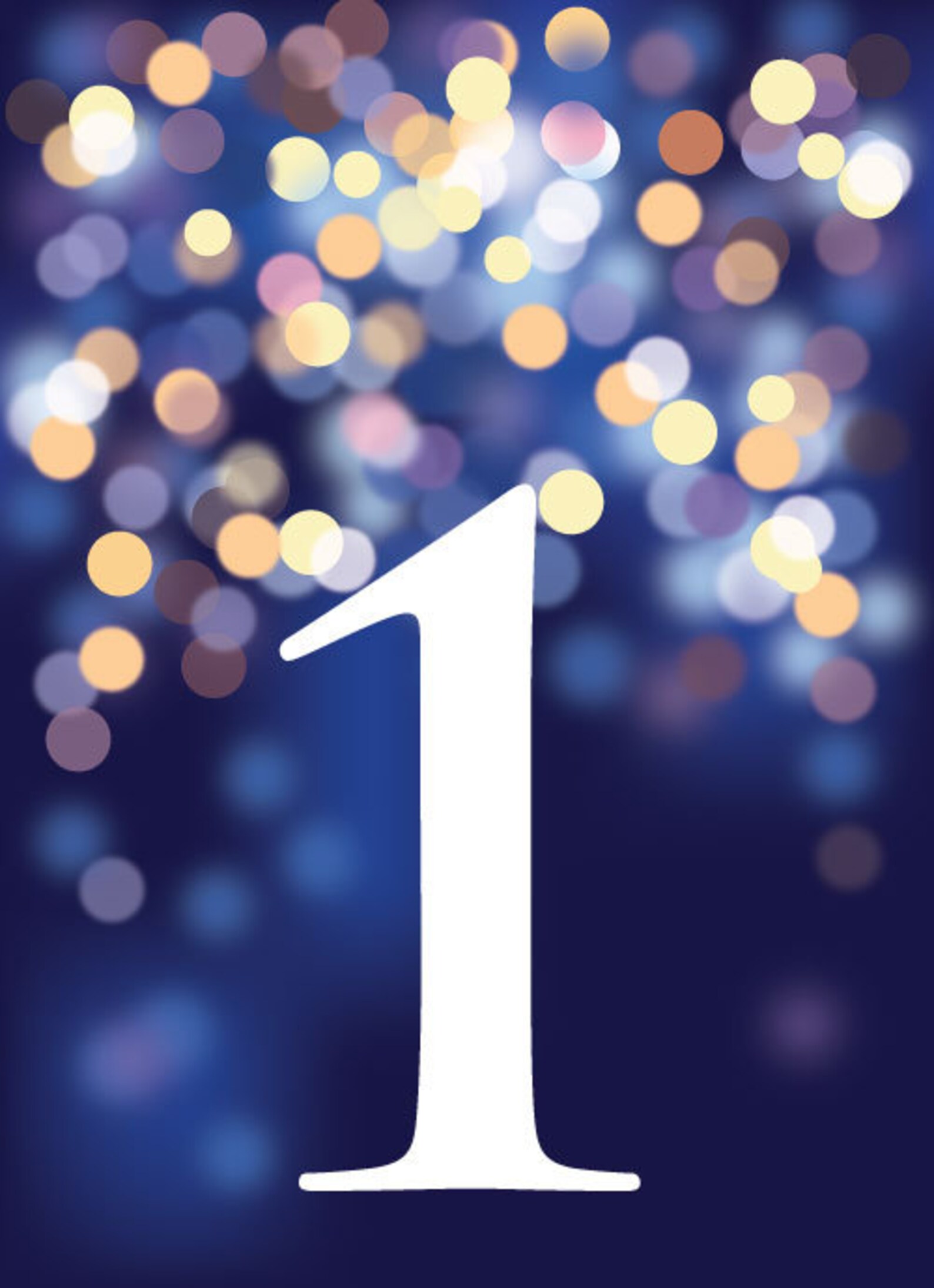 Editable Under the Stars Table Number Instant Download | Etsy