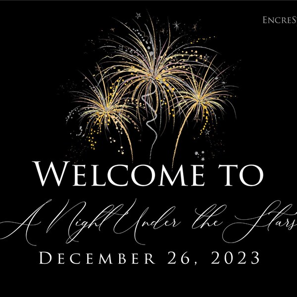 Year End Party Welcome Sign - Etsy