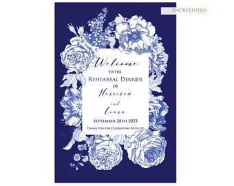 Royal Blue Sign - Etsy