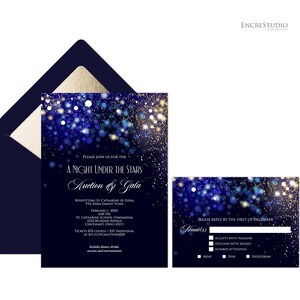 Editable Auction and Gala Invitation Template, Annual Holiday Party ...