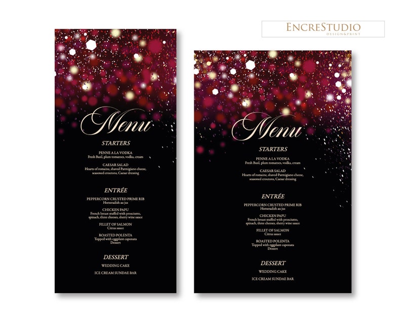 Invitation Rsvp Menu Welcome Sign Editable Templates A - Etsy
