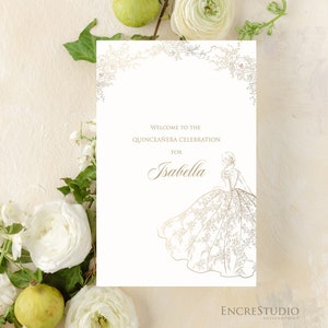 Editable Quinceanera Program Template, Sweet Sixteen Birthday - Purple and Gold Stars Event ...