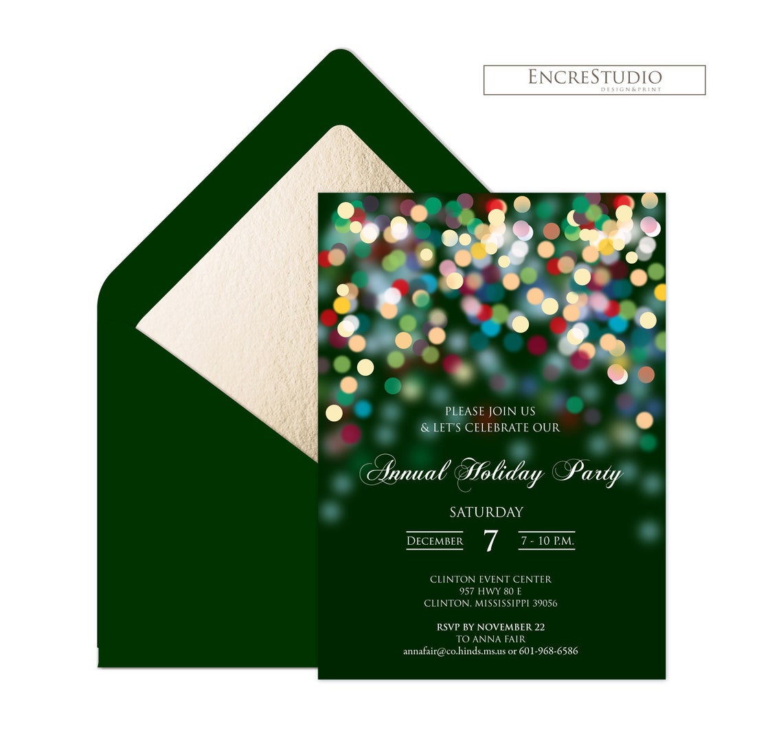 Editable Annual Company Party Invitation Corporate Invitation - Etsy
