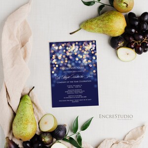 Editable Company Party Invitation Template, Anniversary Poster, Welcome ...