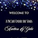 Editable Gala Welcome Sign Template: Under the Stars (digital Download ...
