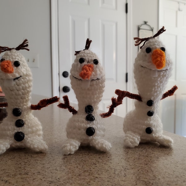 Crochet Olaf - Etsy