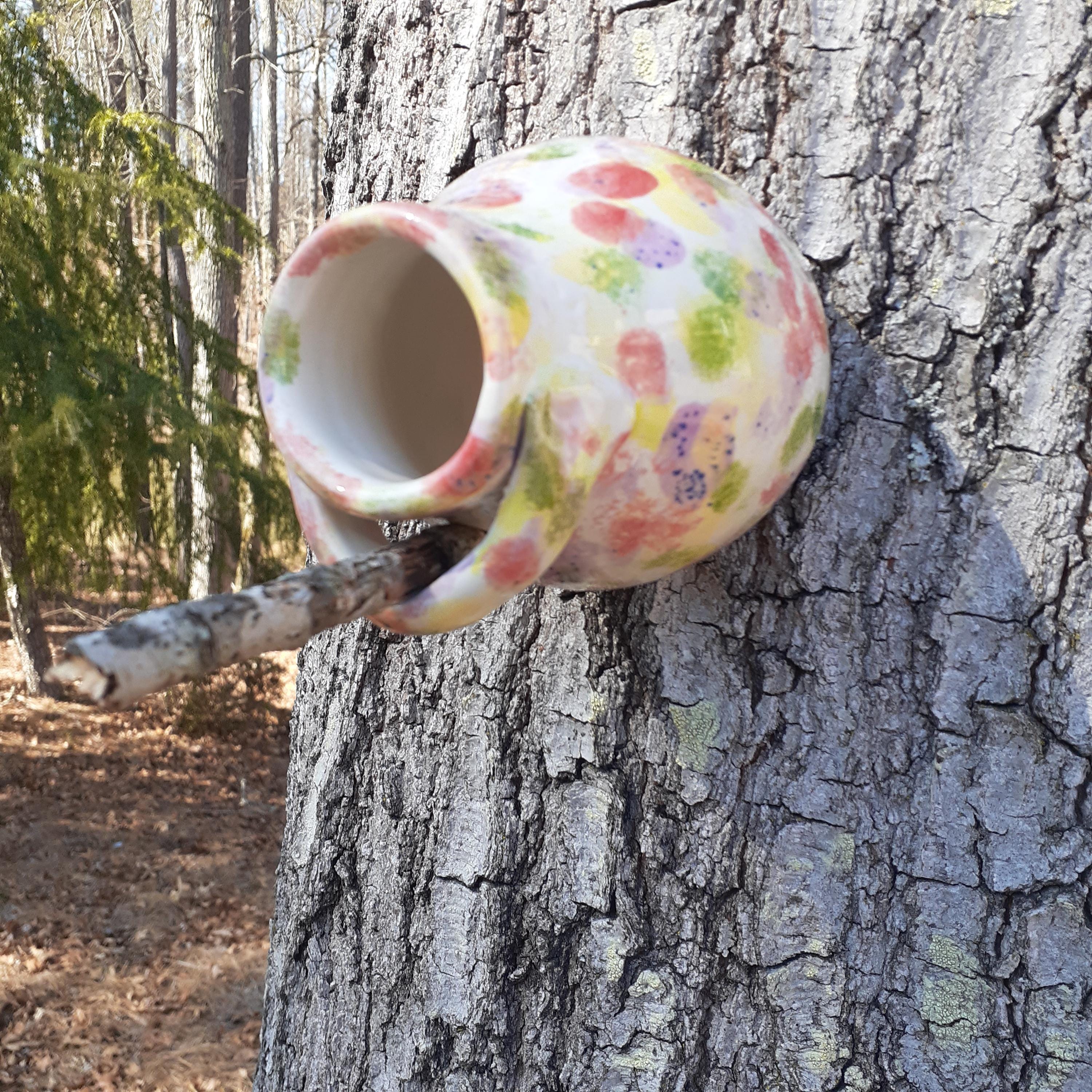 Pottery Bird Bottle - Etsy