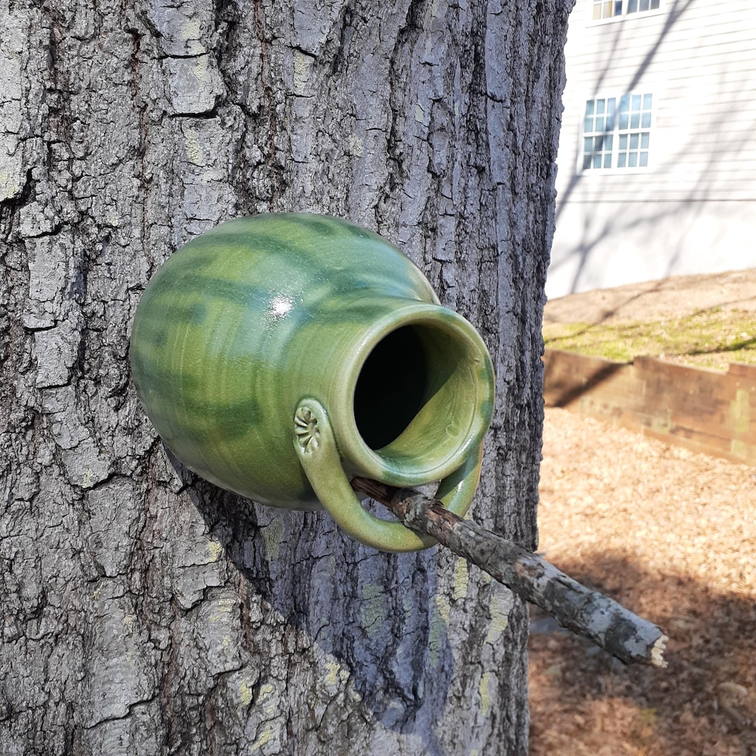 Pottery Bird Bottle - Etsy