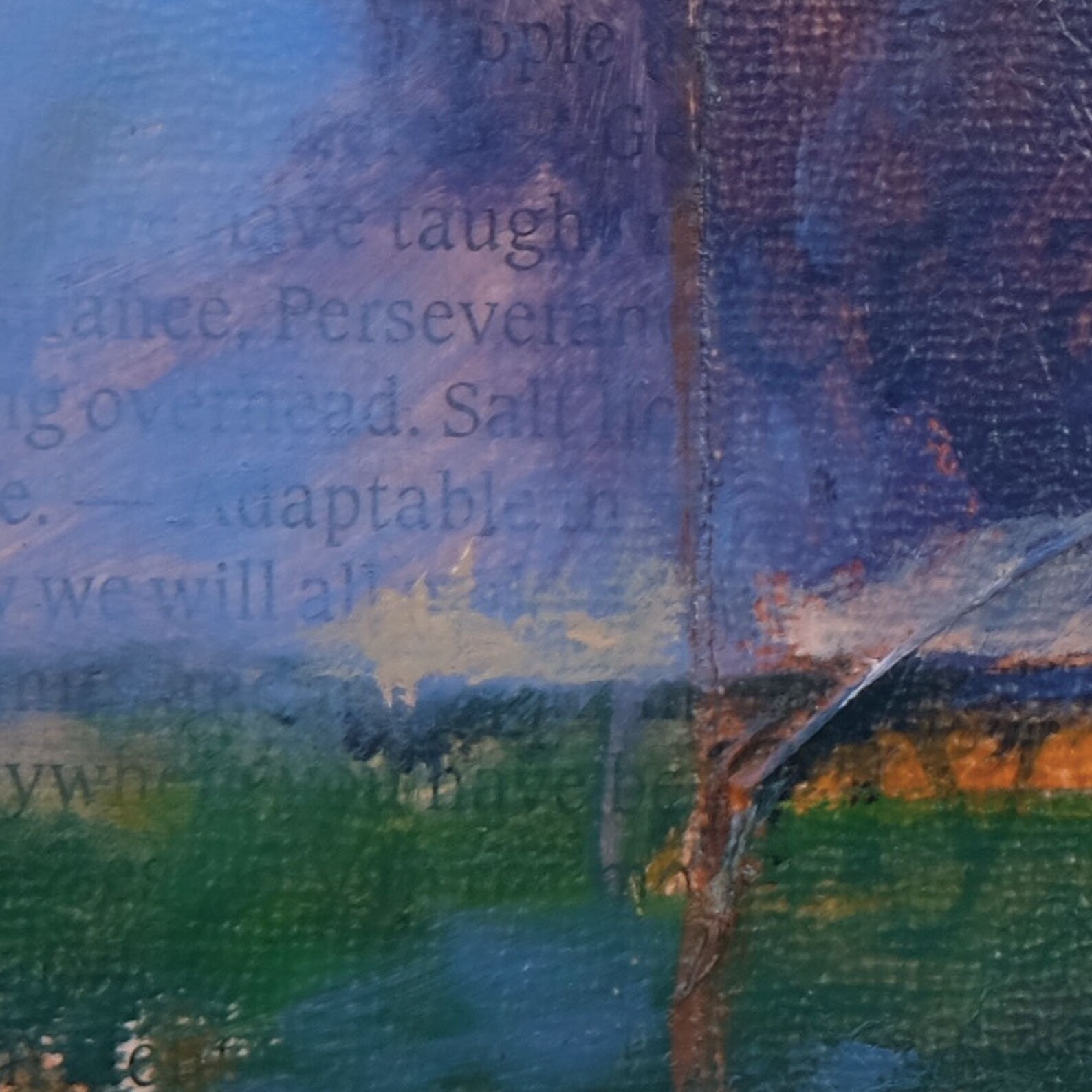 Santa Fe Rain Abstract Landscape Oil Painting, New Mexico Art - Etsy