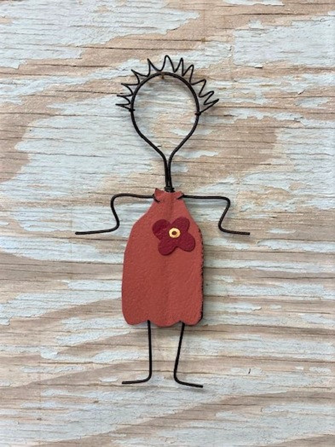 Rustic Recycled Metal Upcycled, Repurposed Green Sustainably Hand ...