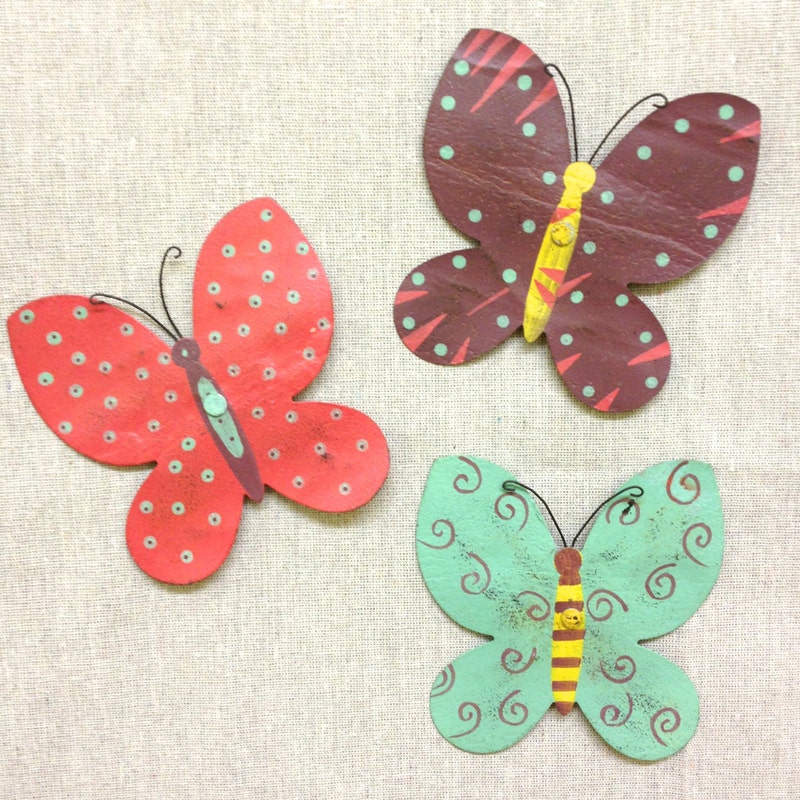 Butterfly Magnets - Etsy