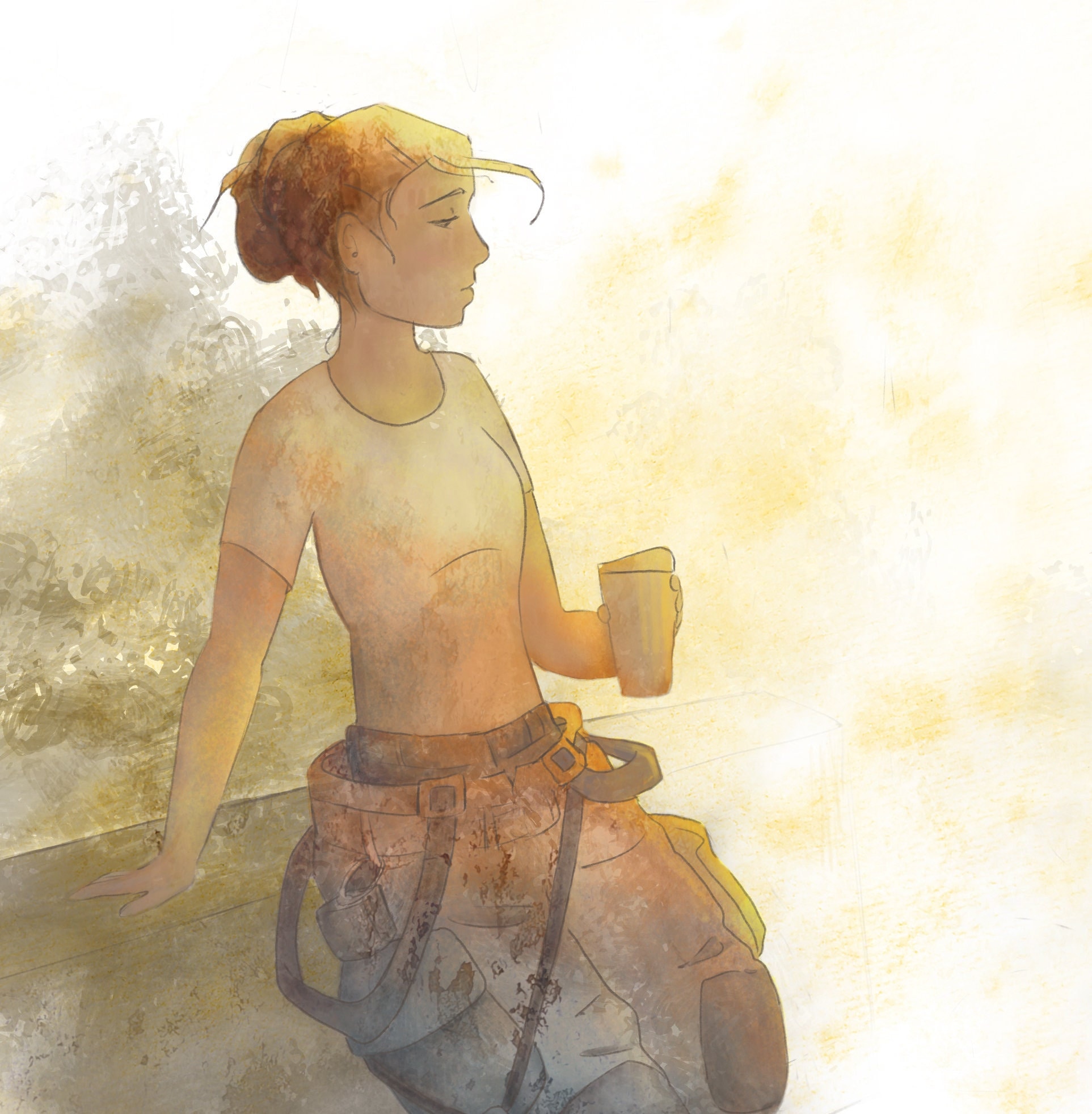 First Responder at Rest, Art Print, Every Day Superhero Women - Etsy