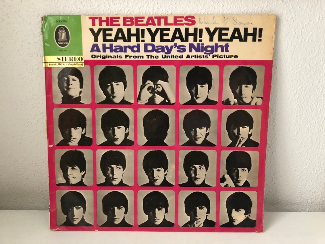 The Beatles Yeah Yeah Yeah A Hard Day's Night Originals From the United Artists' Picture Odeon ...