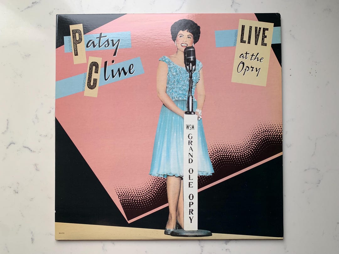 Patsy Cline Live at the Opry MCA-42142, 1980's Vintage Vinyl Records ...