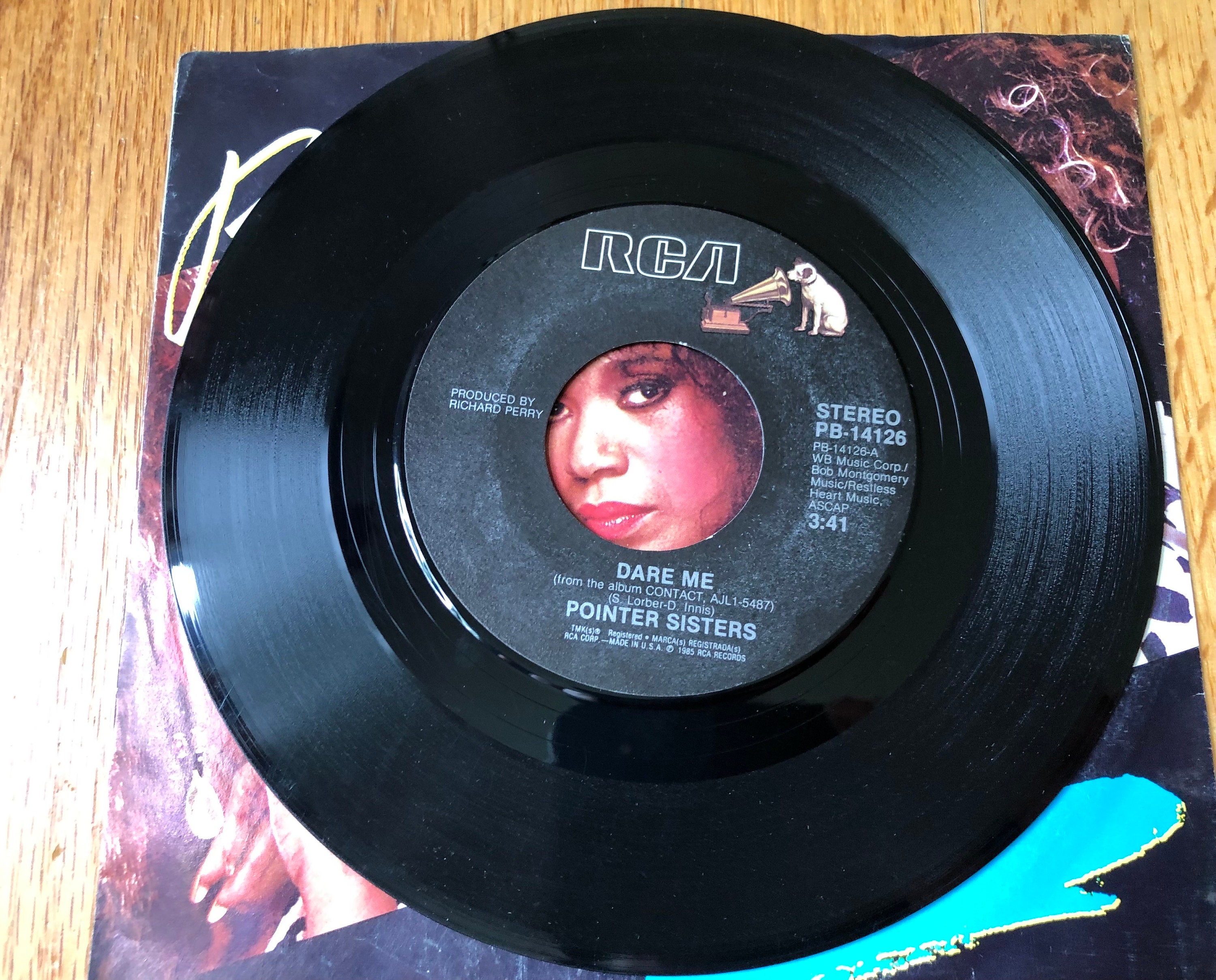 The Pointer Sisters Dare Me I’ll Be There PB 14126 Vintage Vinyl 45 RPM ...