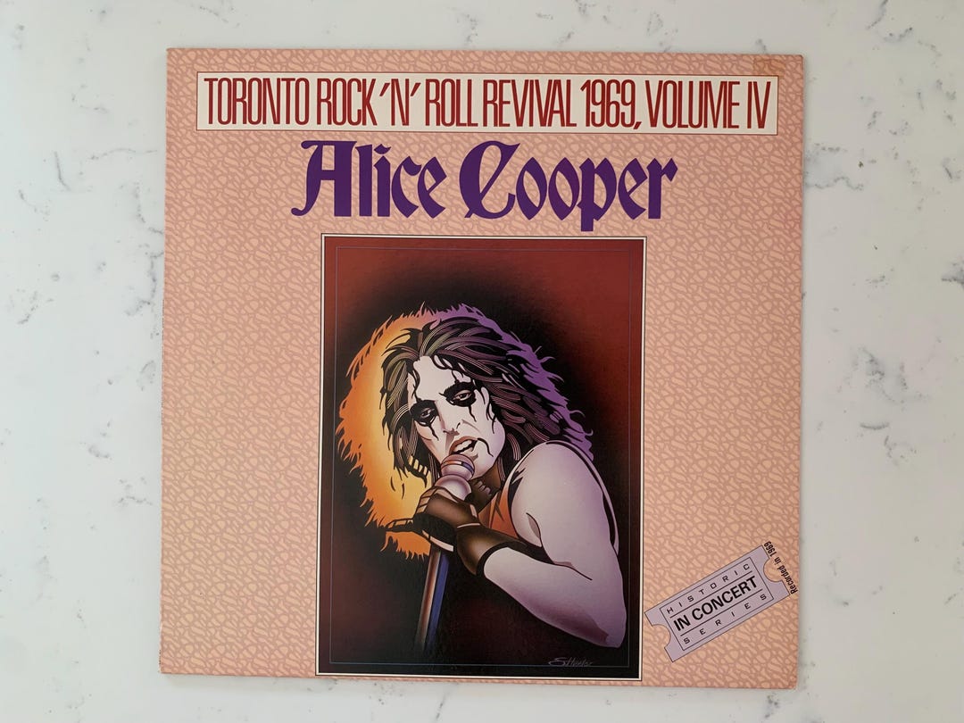 Alice Cooper Toronto Rock 'N' Roll Revival 1969, Volume IV Original ...