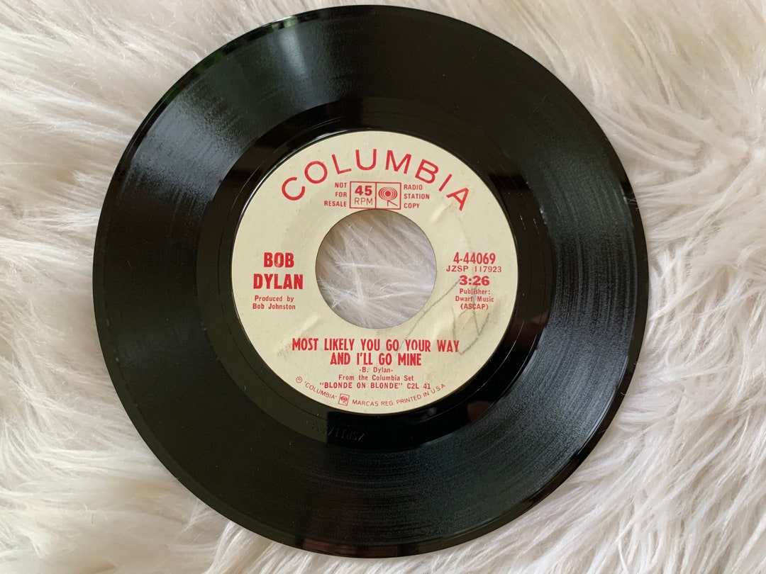 Bob Dylan Leopard Skin Pillbox Hat / Most Likely You'll Go Your Way and I'll Go Mine 4-44069 ...