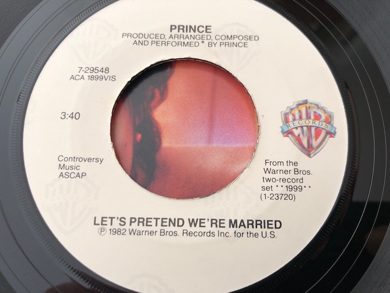 Prince and the Revolution Lets Pretend Were Married - Etsy