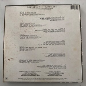 Bob Dylan Biograph 5 LP Compilation Box Set With 35 Page Booklet 1985 ...
