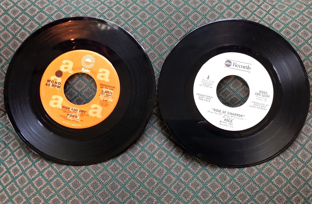 Poco Loco Record Bundle High and Dry Rose of Cimarron 7" Single 45 Rpm ...