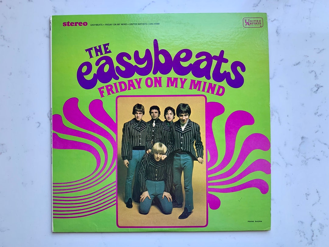 The Easybeats Friday on My Mind UAS 6588 1960's Pop Music, Vintage ...