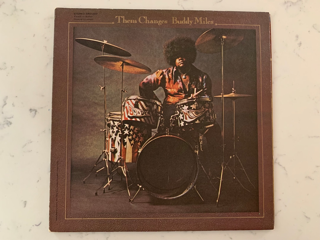 Buddy Miles Them Changes, Embossed Cover, 1974 Original Mercury SR ...