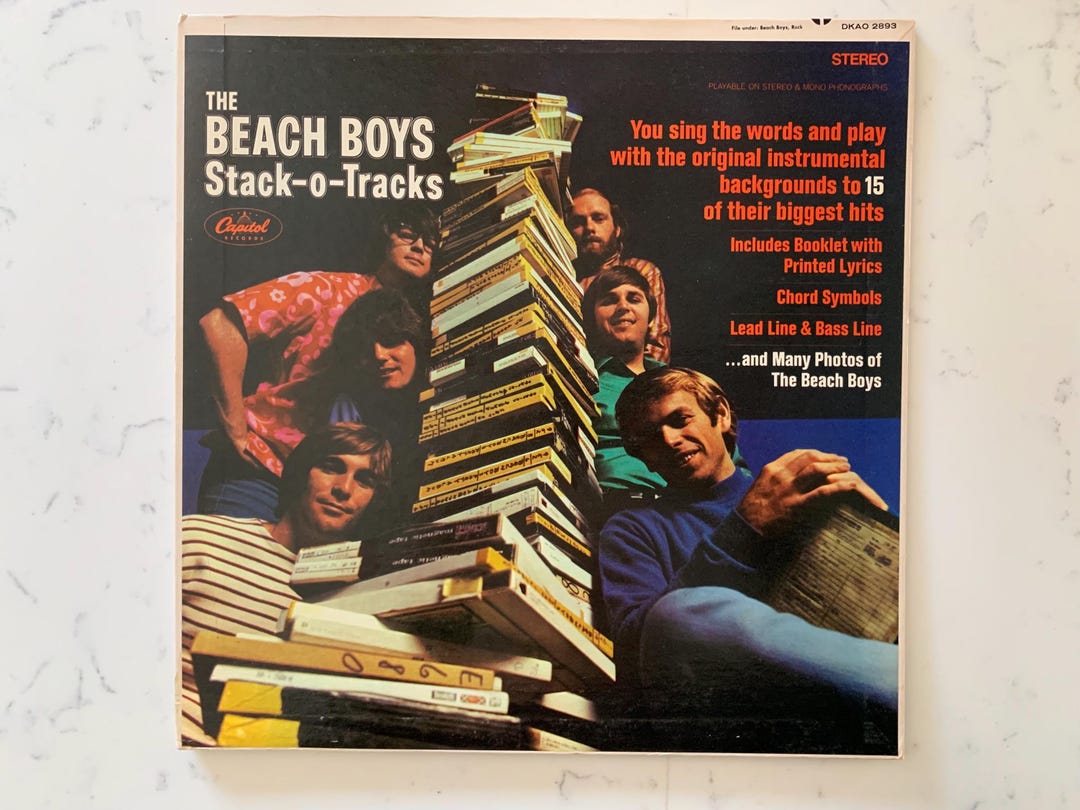 The Beach Boys Stack-o-tracks Capitol Records DKAO-2893, Original 1968 Surf Pop Rock Records ...