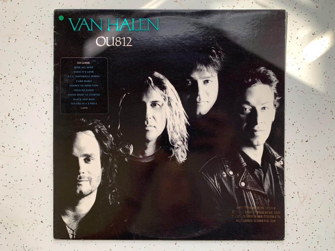 Van Halen OU812 Warner Bros. Records 9 25732-1 Vintage Vinyl Records ...