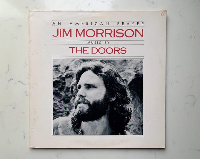 The Doors Music by the Doors an American Prayer, Original 1978 Red ...