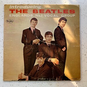The Beatles, Introducing the Beatles, Vee Jay Records LP 1062 Vintage ...