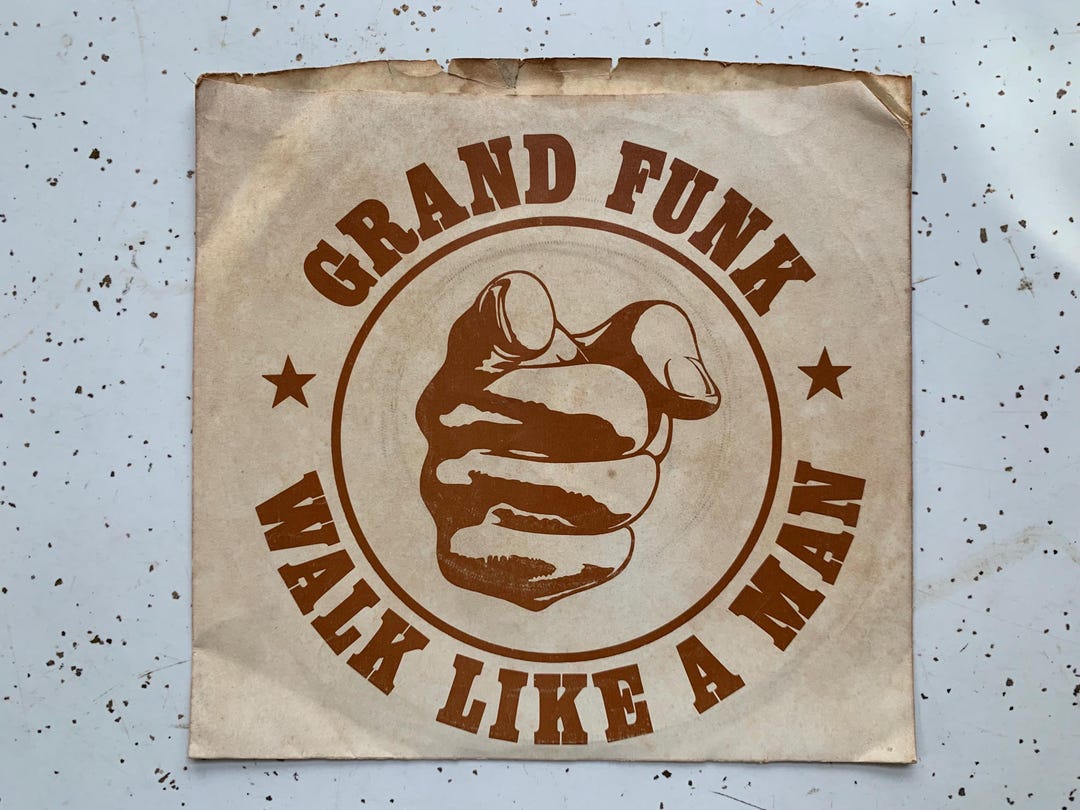 Grand Funk Walk Like a Man/ the Railroad 1973 Capitol Records 3760 ...