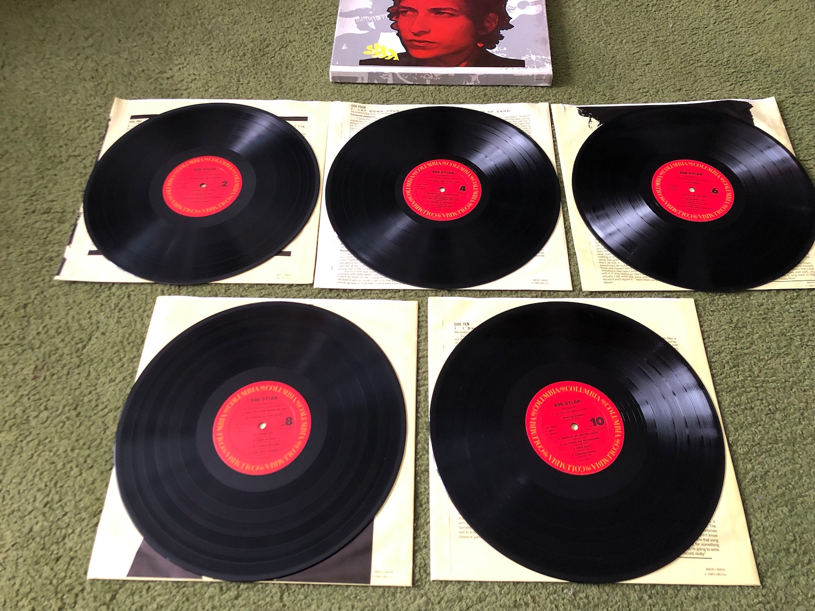 Bob Dylan Biograph 5 LP Compilation Box Set With 35 Page Booklet 1985 ...