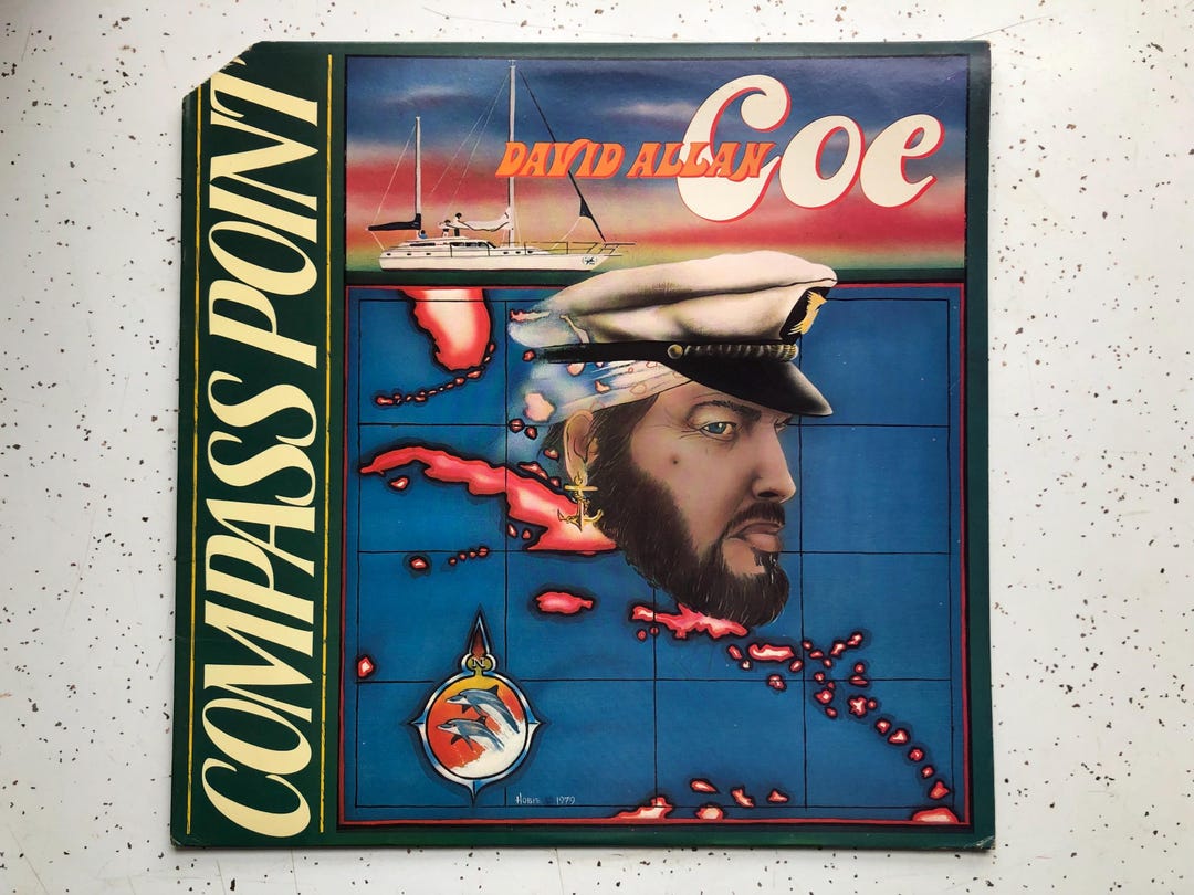 David Allan Coe Compass Point, Columbia JC 36277 Original 1979 Vintage ...