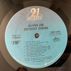 Alvin Lee & Co. in Flight, PROMO, in Shrink, and Detroit Diesel PROMO ...