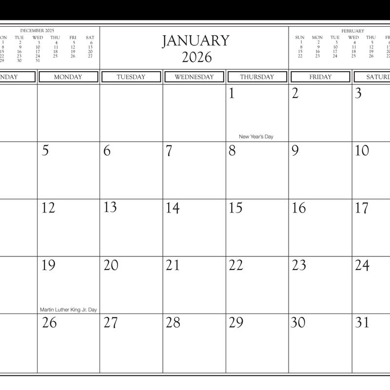 Magnetic Refrigerator Calendar - Etsy